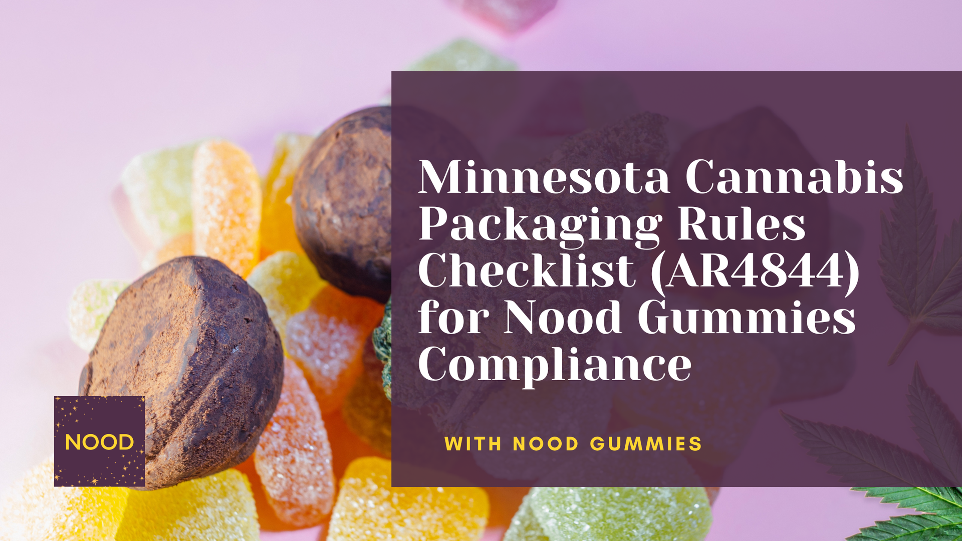 Minnesota Cannabis Packaging Rules Checklist (AR4844) for Nood Gummies ...